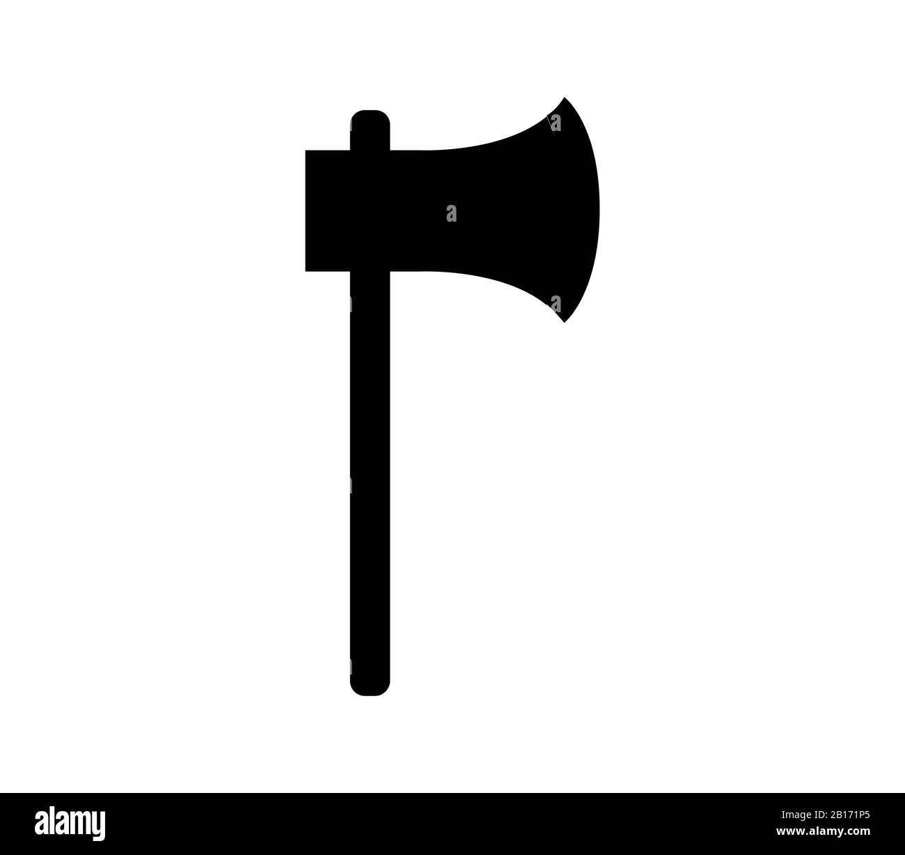 ax icon illustrated in vector on white background Stock Vector Image ...