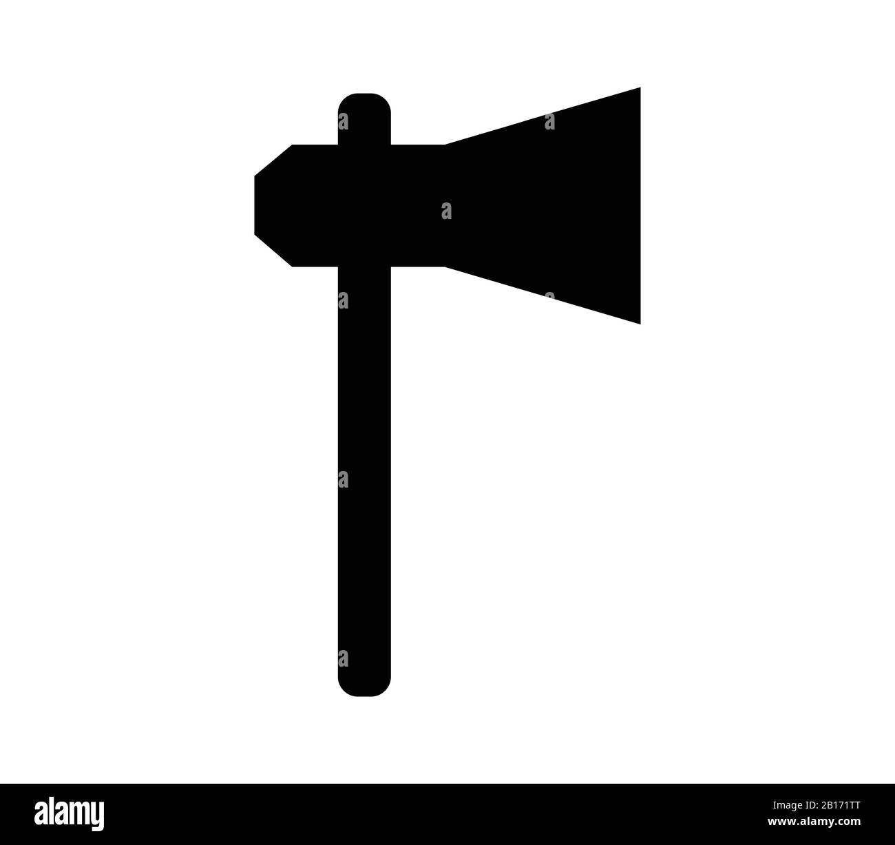 ax icon illustrated in vector on white background Stock Vector Image ...