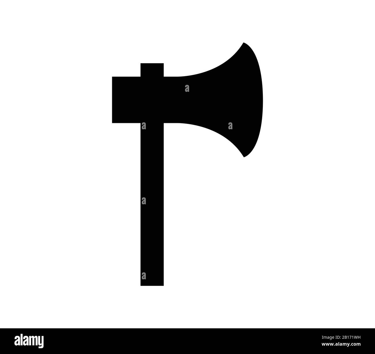 ax icon illustrated in vector on white background Stock Vector Image ...