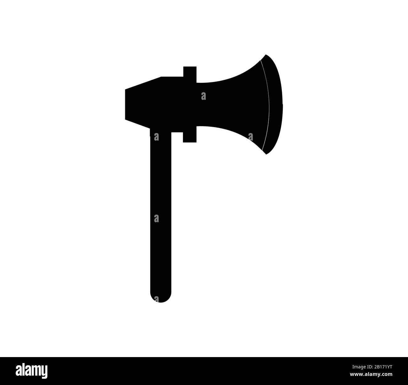 ax icon illustrated in vector on white background Stock Vector Image ...