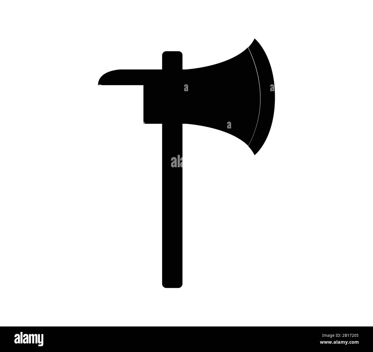 ax icon illustrated in vector on white background Stock Vector Image ...