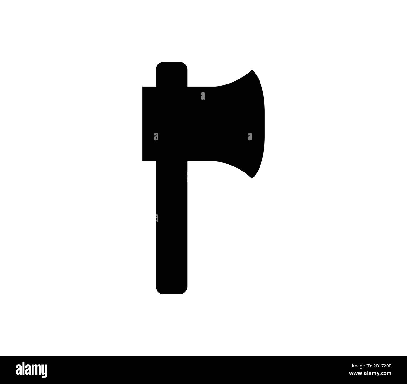 ax icon illustrated in vector on white background Stock Vector Image ...