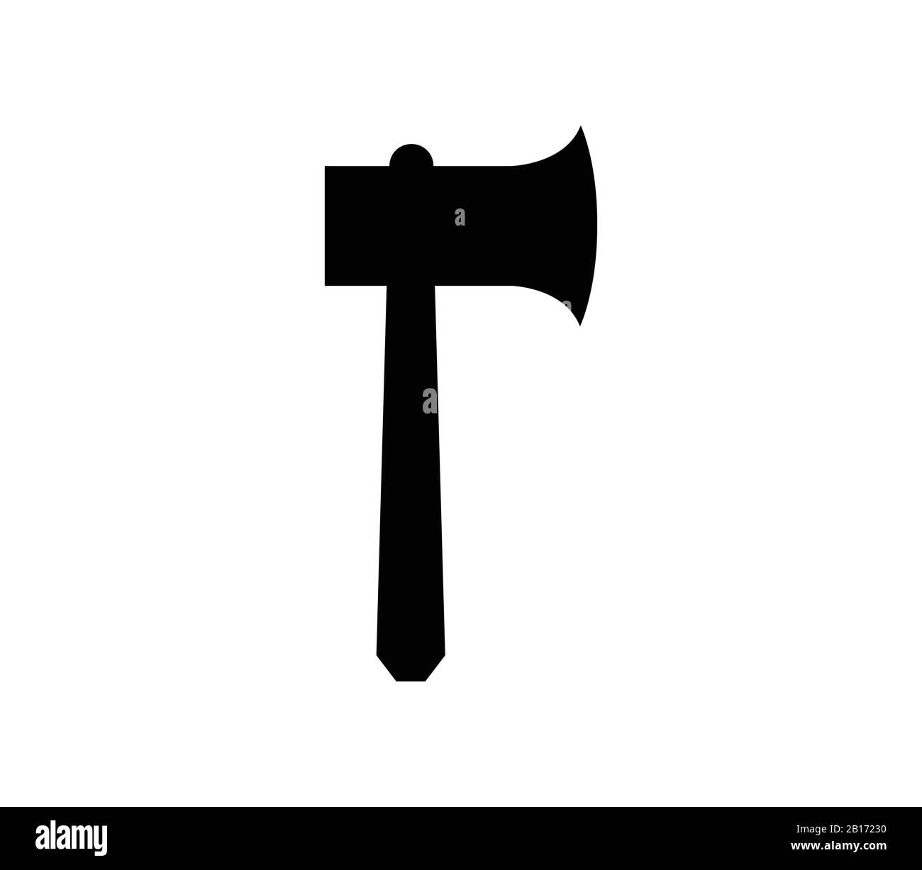 ax icon illustrated in vector on white background Stock Vector Image ...