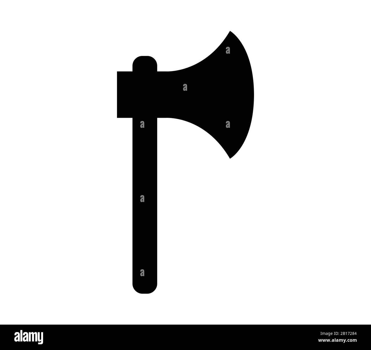 ax icon illustrated in vector on white background Stock Vector Image ...