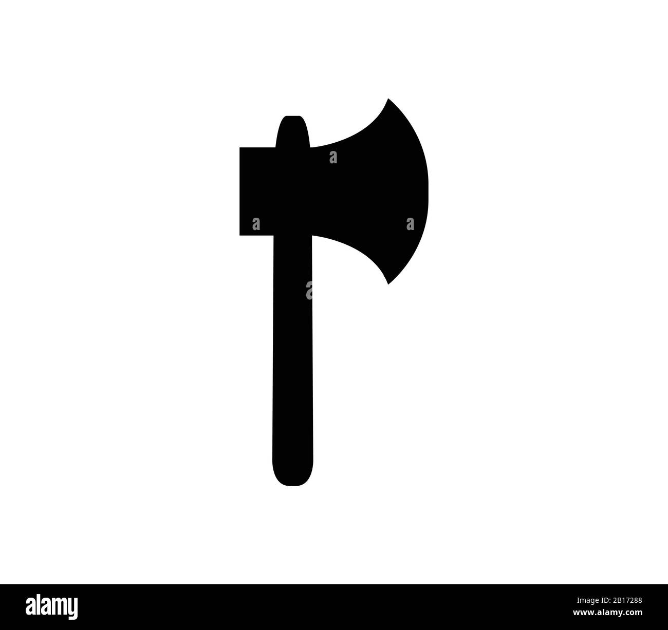 ax icon illustrated in vector on white background Stock Vector Image ...