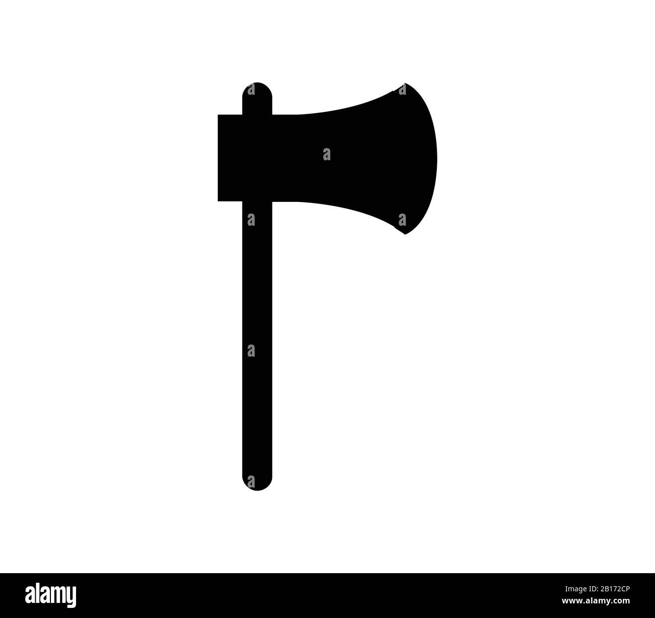 ax icon illustrated in vector on white background Stock Vector Image ...