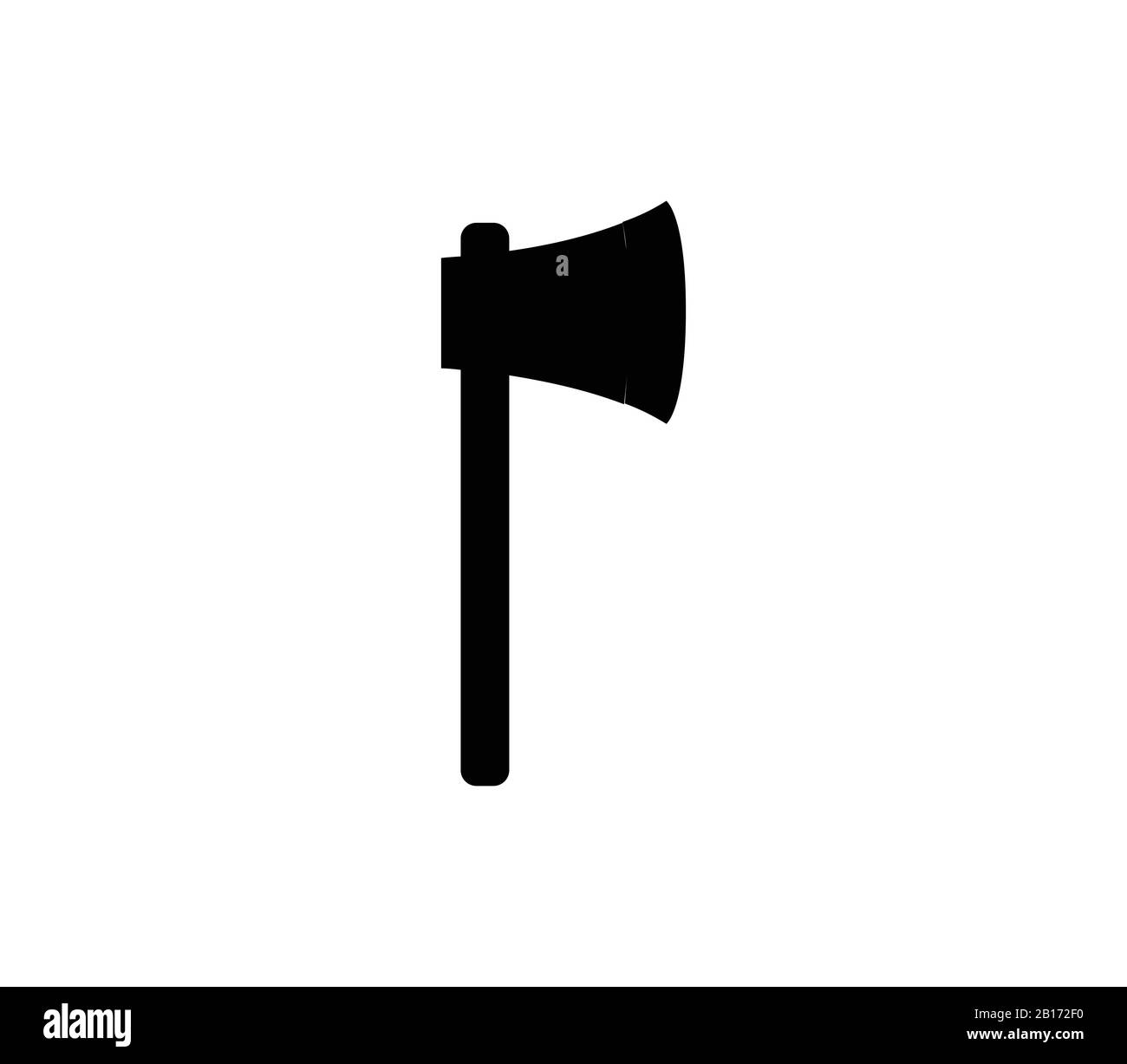 ax icon illustrated in vector on white background Stock Vector Image ...