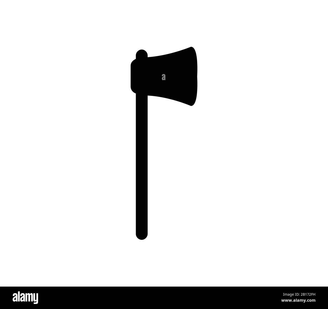ax icon illustrated in vector on white background Stock Vector Image ...