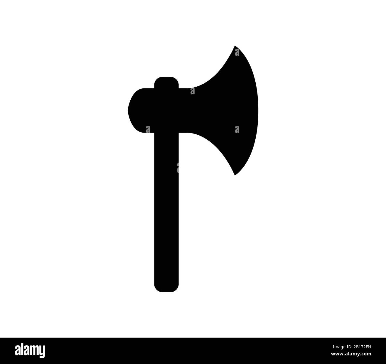 ax icon illustrated in vector on white background Stock Vector Image ...