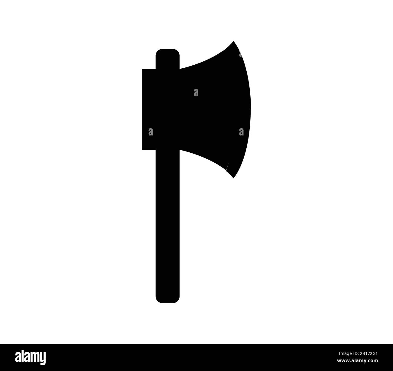 ax icon illustrated in vector on white background Stock Vector Image ...