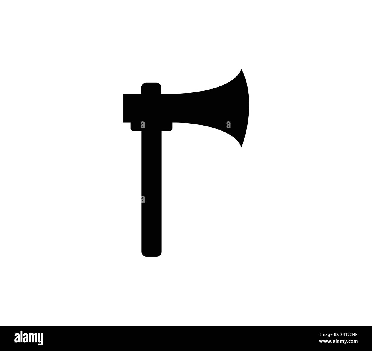 ax icon illustrated in vector on white background Stock Vector Image ...