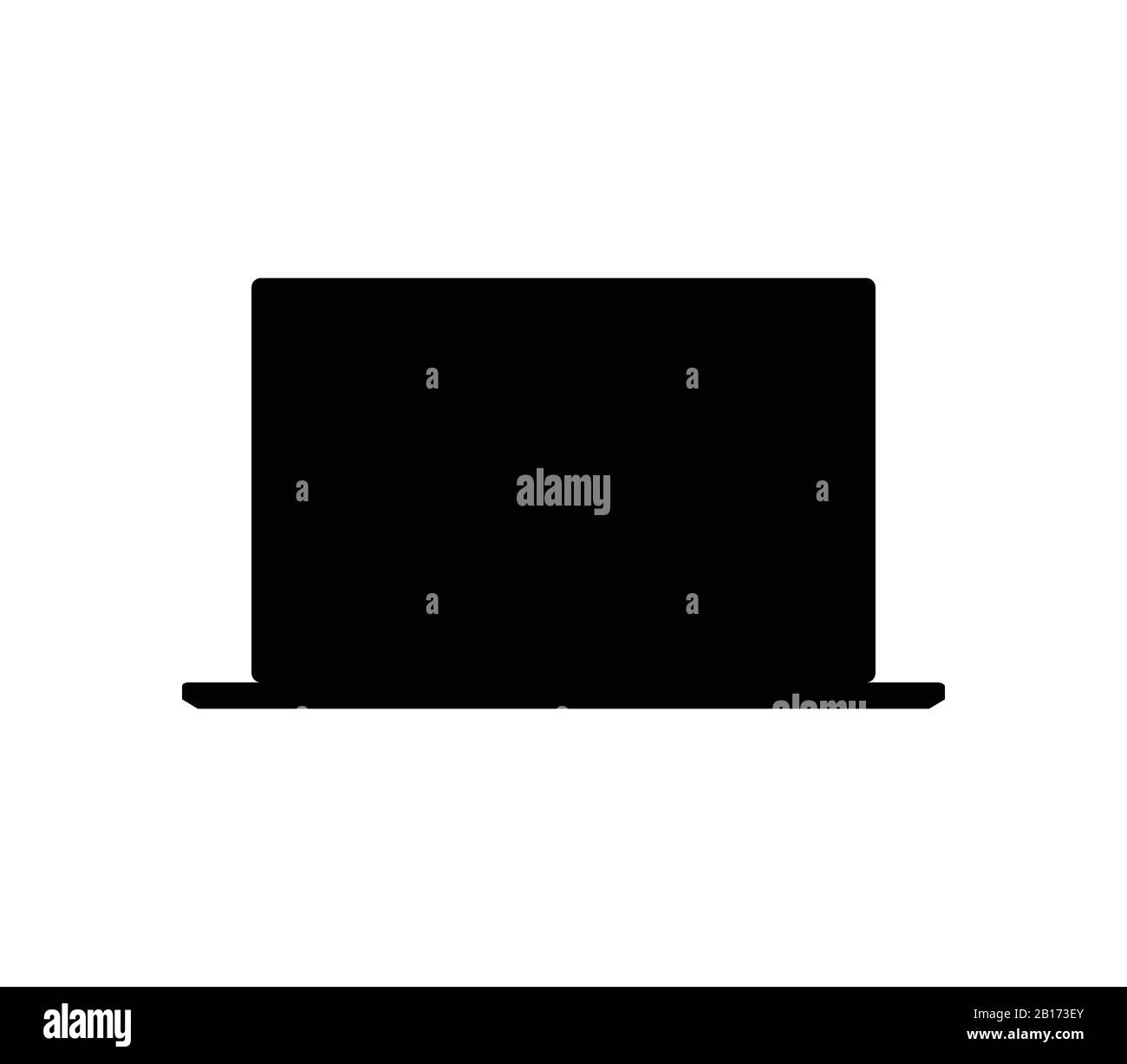 computer icon illustrated in vector on white background Stock Vector ...