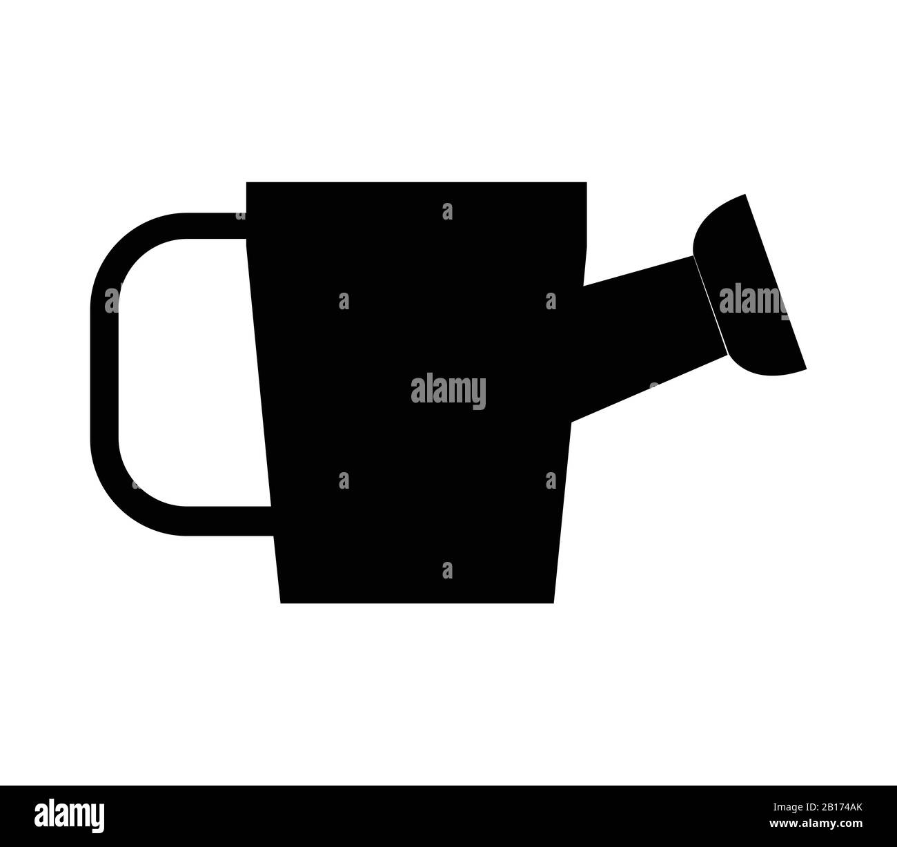 watering can icon illustrated in vector on white background Stock ...