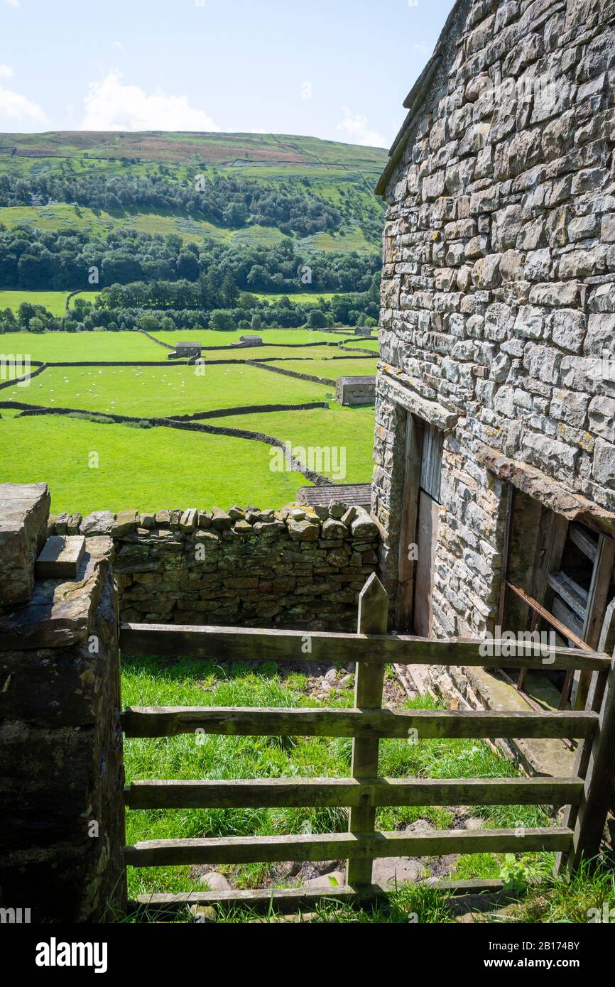 Gunnerside, Swaledale, Yorkshire Dales National Park, England Stock ...