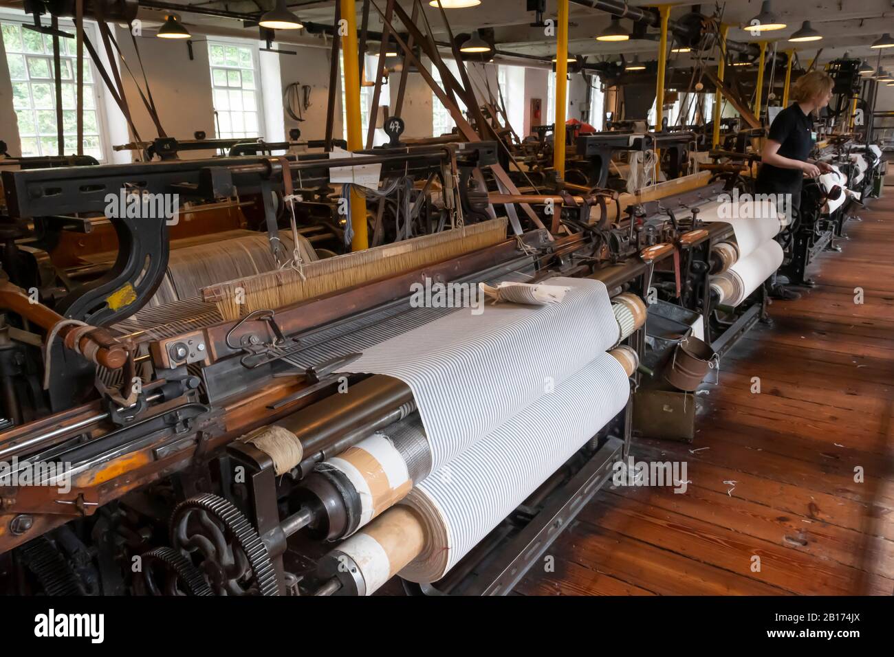 Quarry Bank Mill (also known as Styal Mill) in Styal, Cheshire, England ...
