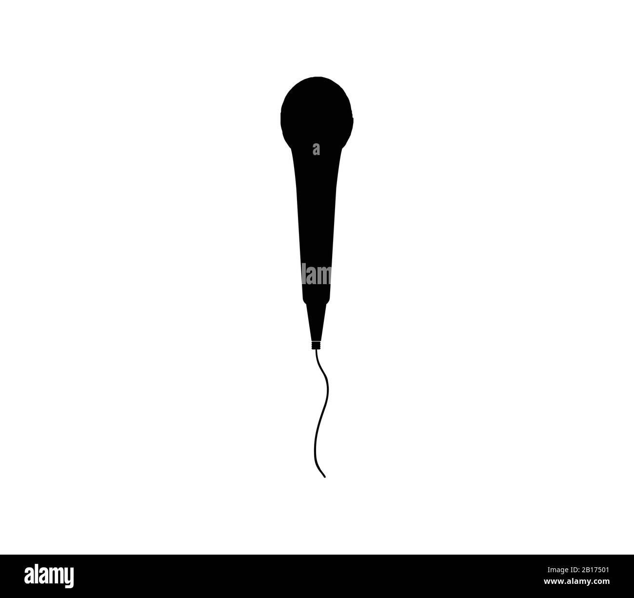 microphone icon illustrated in vector on white background Stock Vector ...