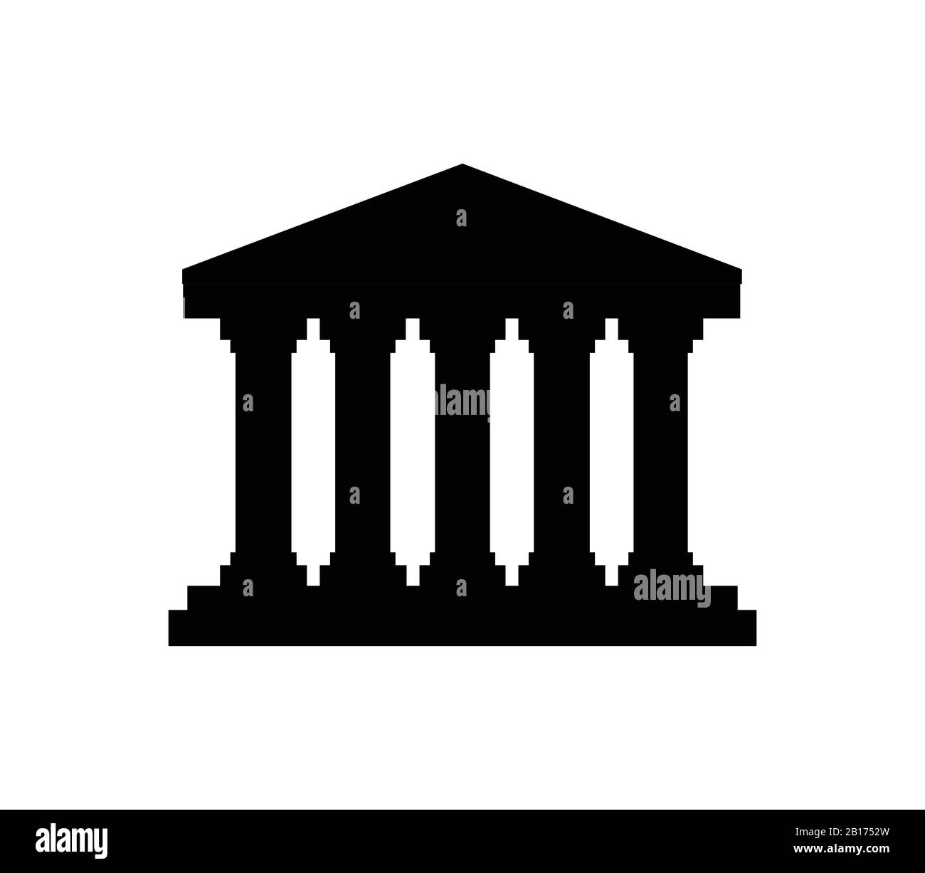 temple icon illustrated in vector on white background Stock Vector ...