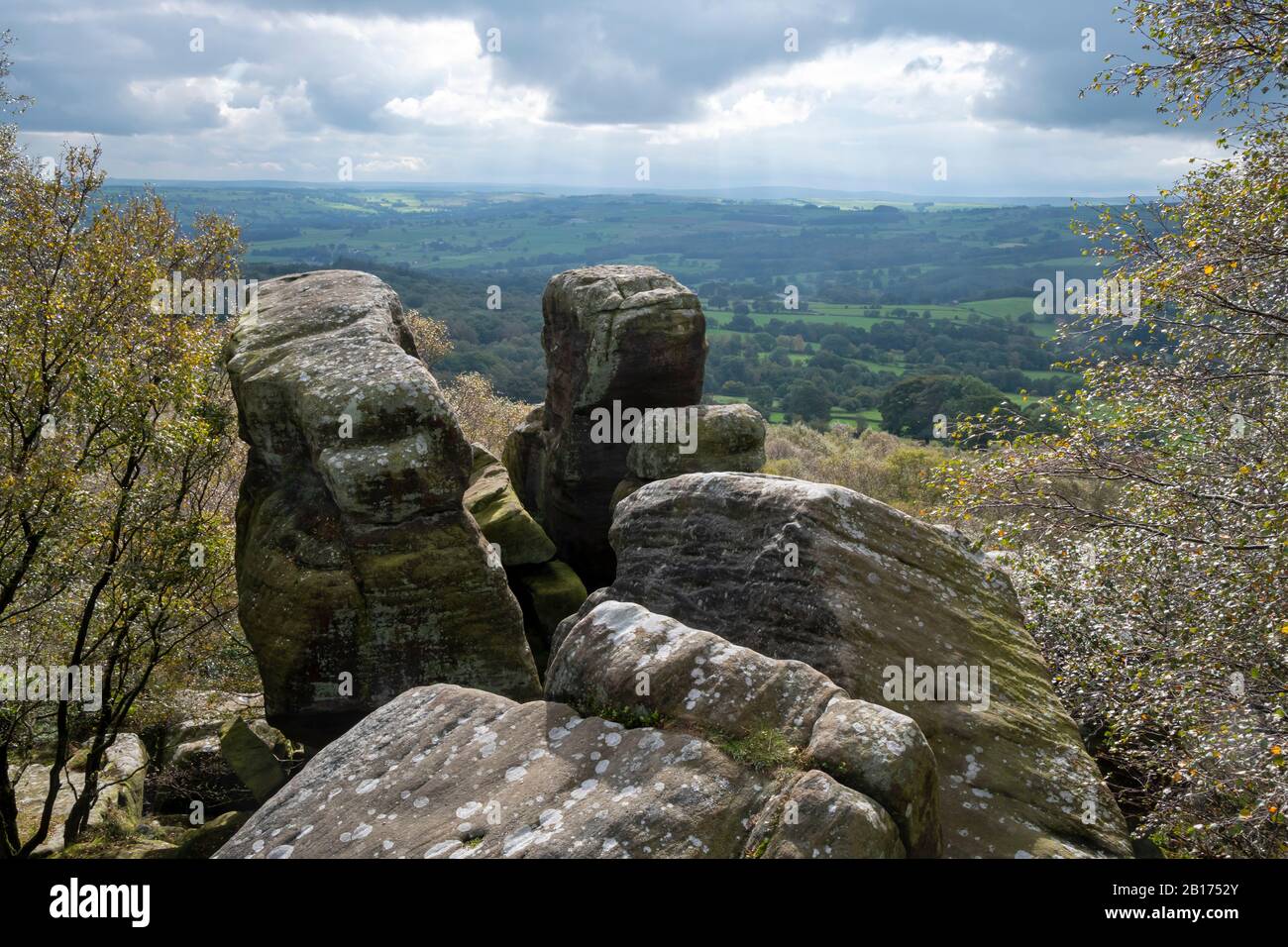 Famous brimham rocks hi-res stock photography and images - Alamy