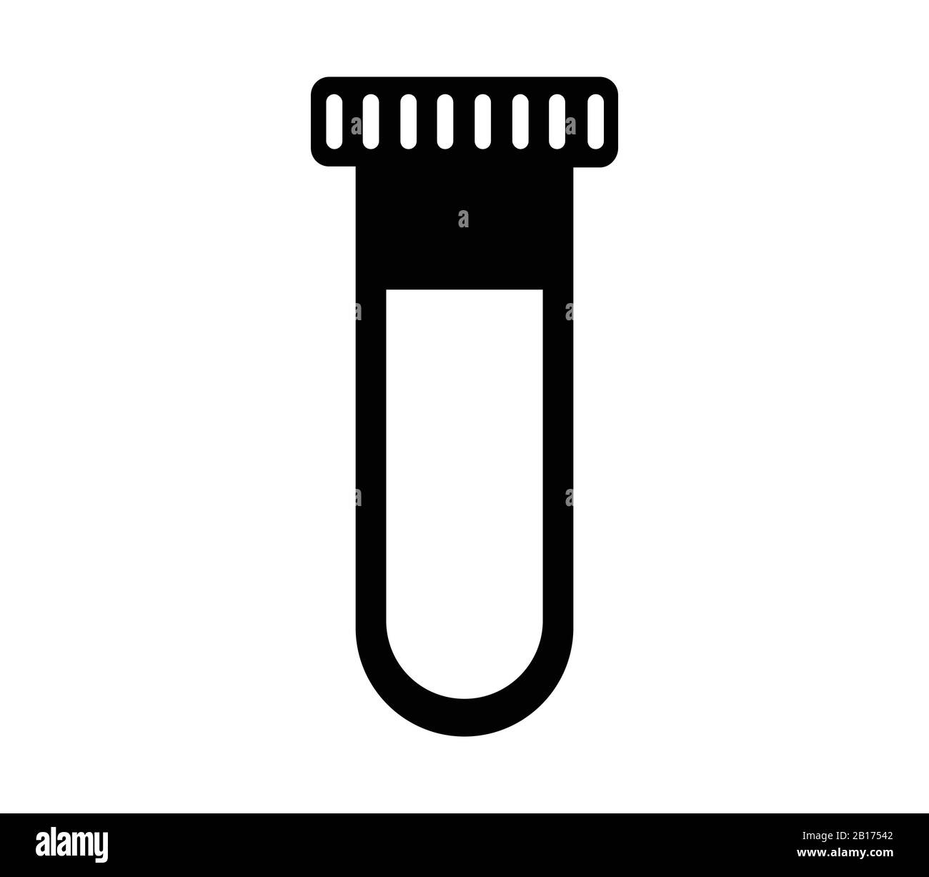test tube icon illustrated in vector on white background Stock Vector ...