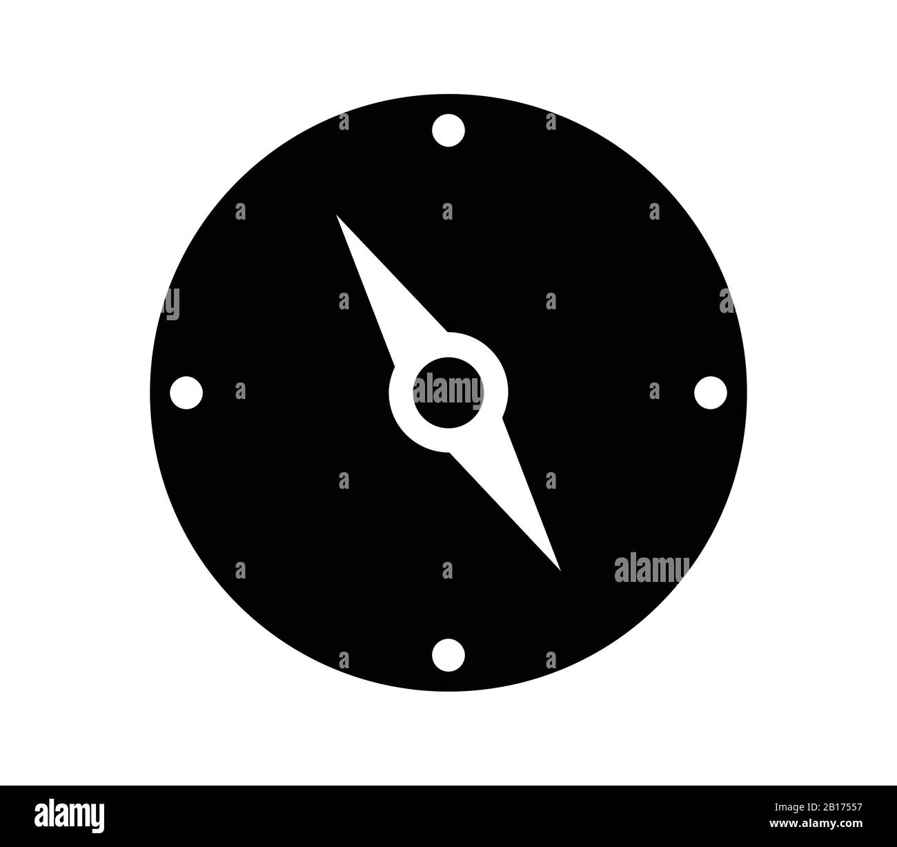 compass icon illustrated in vector on white background Stock Vector ...