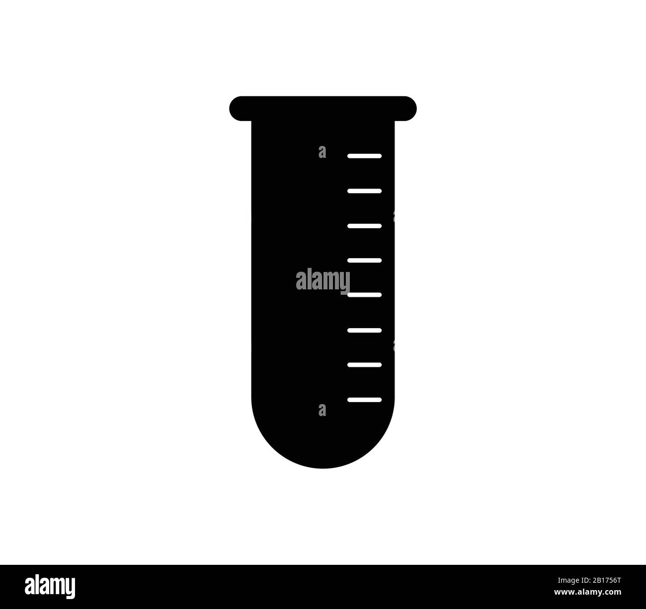 test tube icon illustrated in vector on white background Stock Vector ...