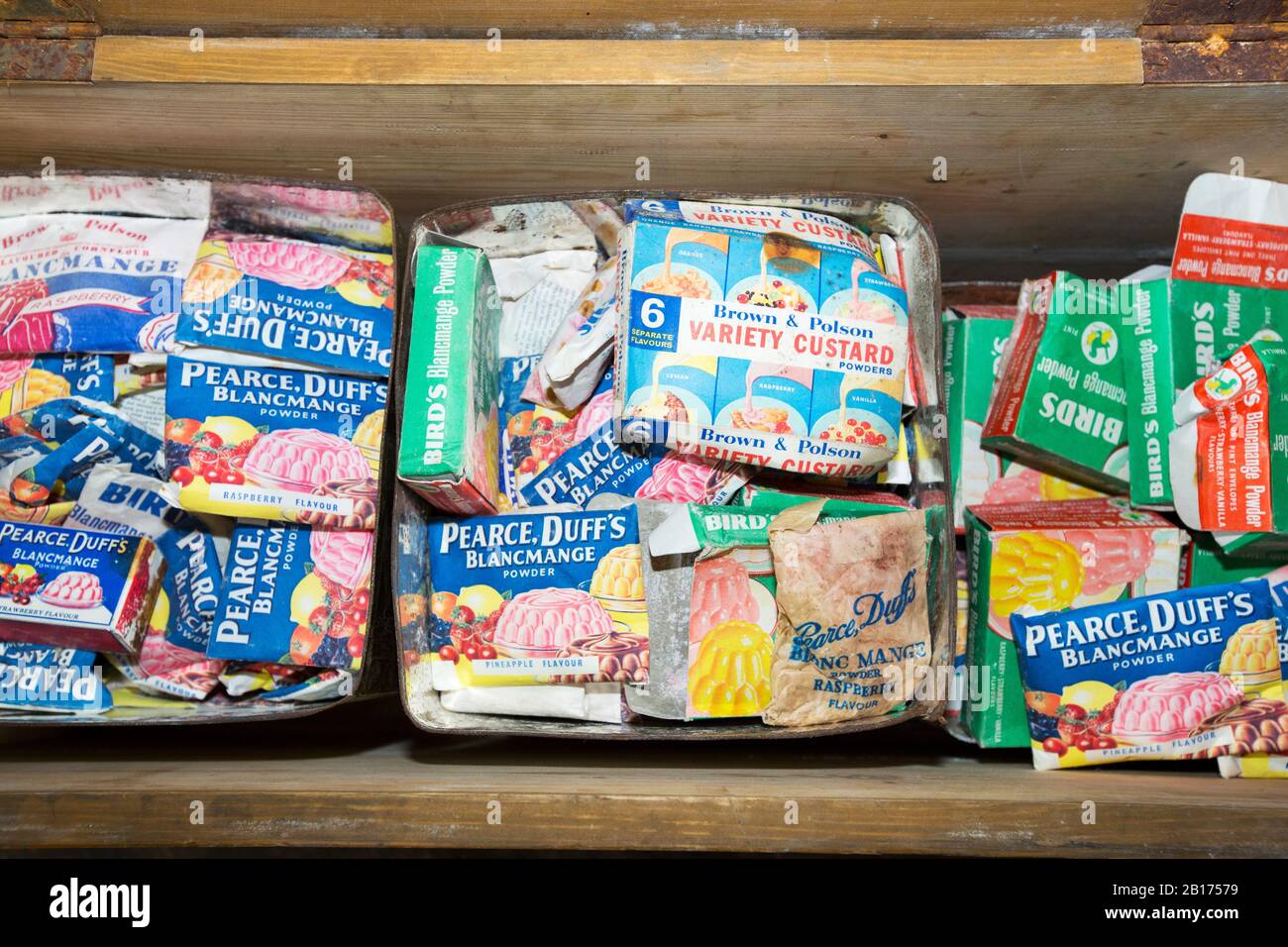 Old food in Station W, an old British scientific research station on ...