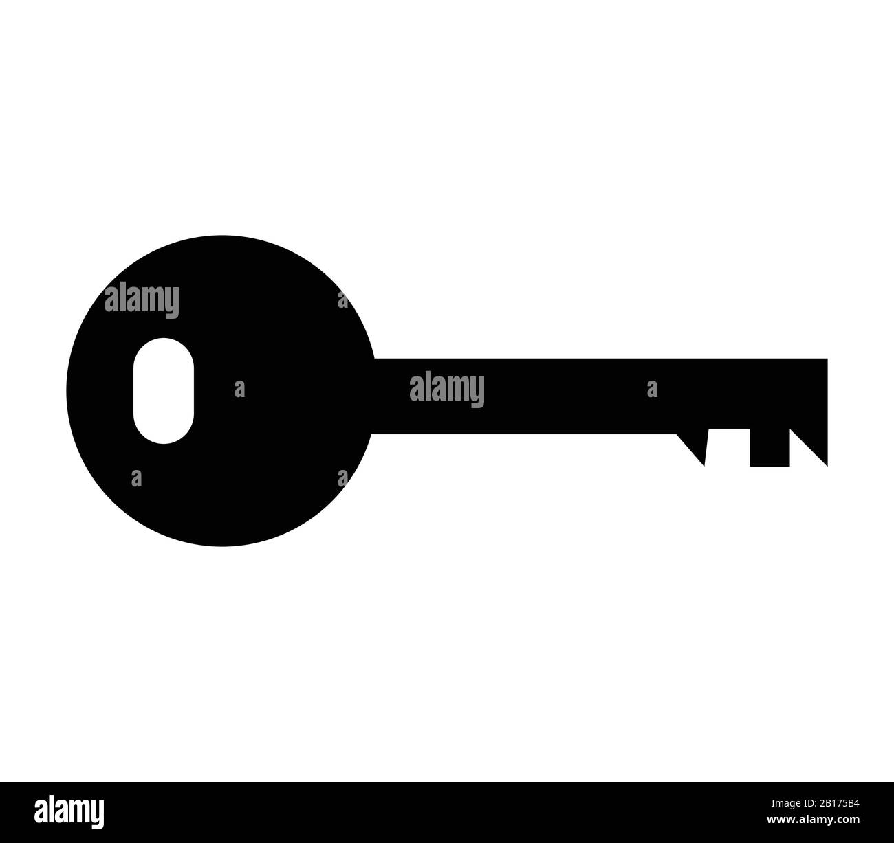 key icon illustrated in vector on white background Stock Vector Image ...