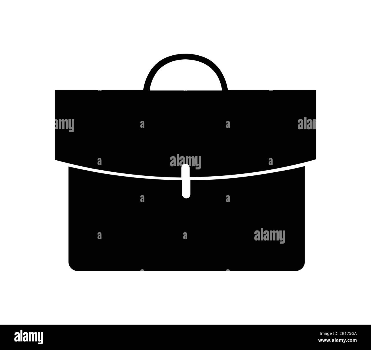 job bag icon illustrated in vector on white background Stock Vector ...