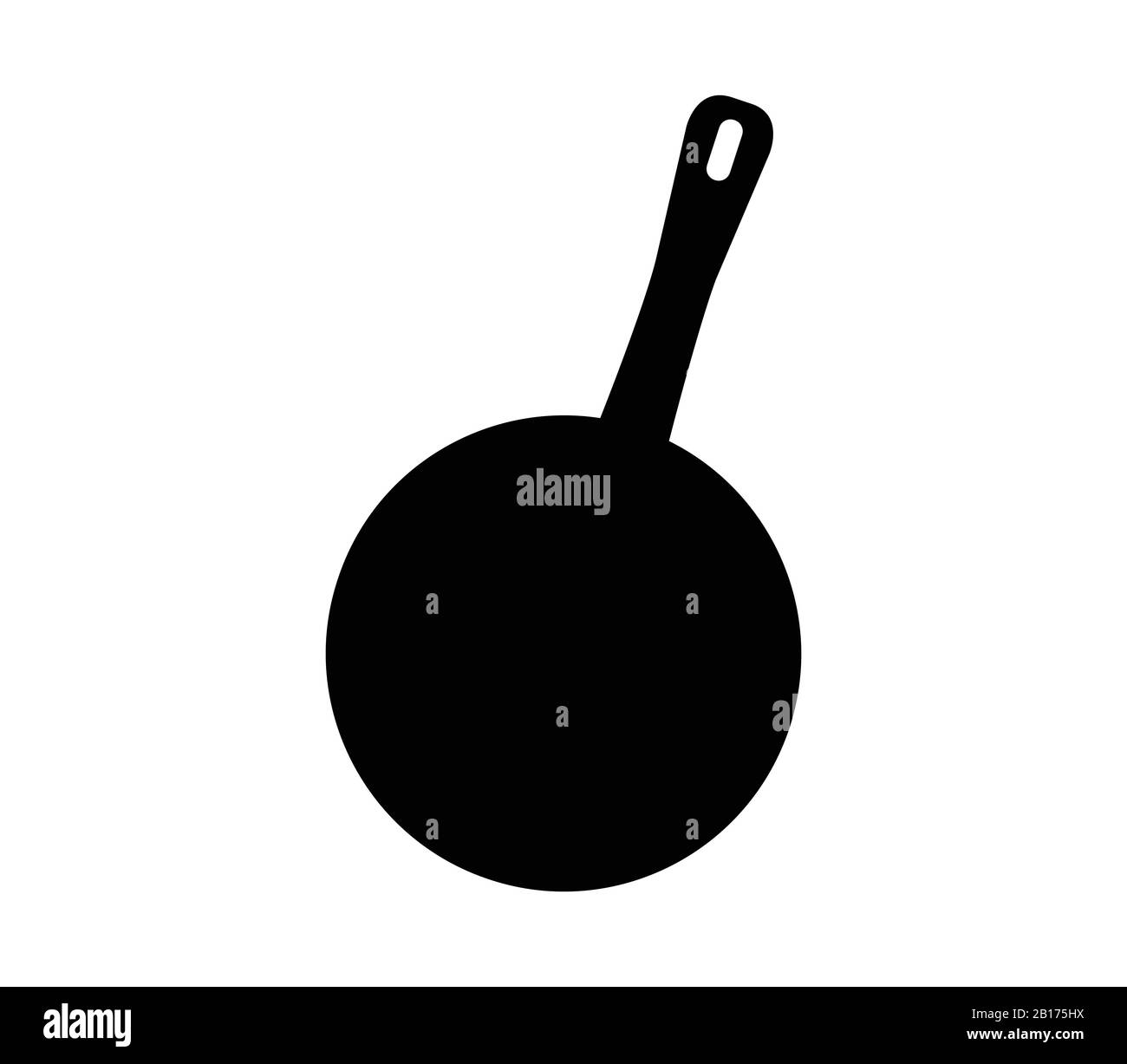 frying pan icon illustrated in vector on white background Stock Vector ...