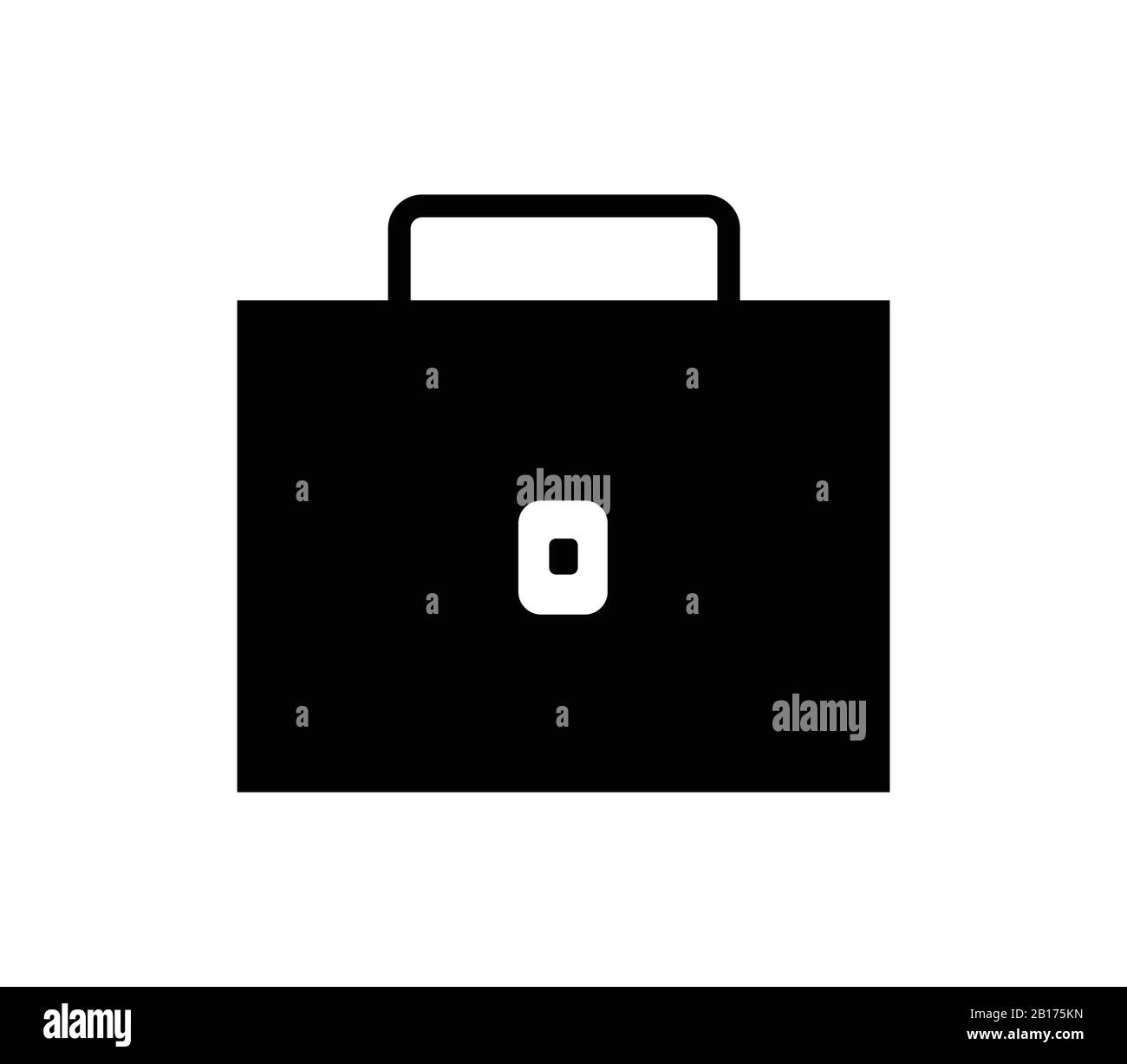 job bag icon illustrated in vector on white background Stock Vector ...