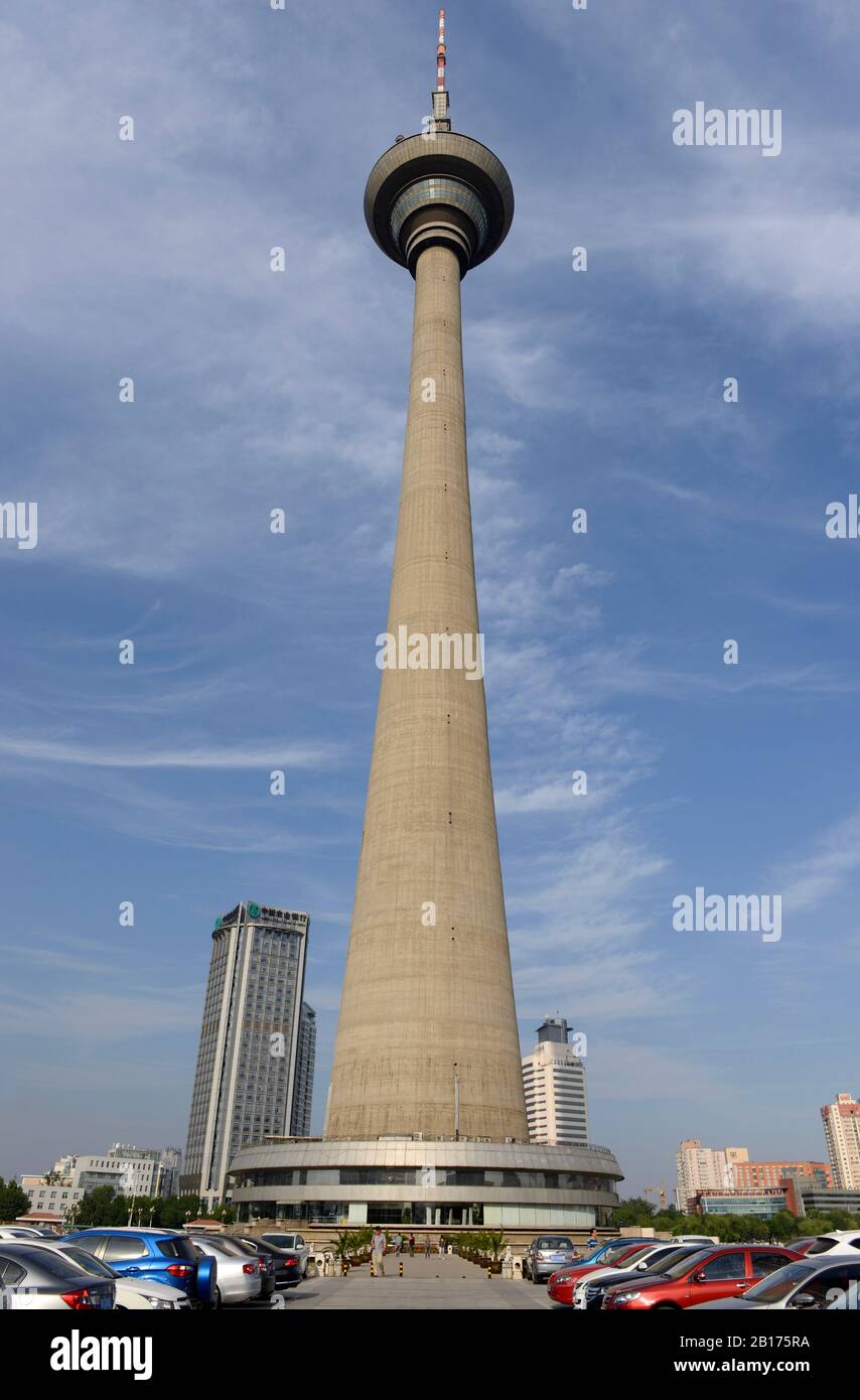 Tianjin TV tower, Tianjin, China Stock Photo - Alamy