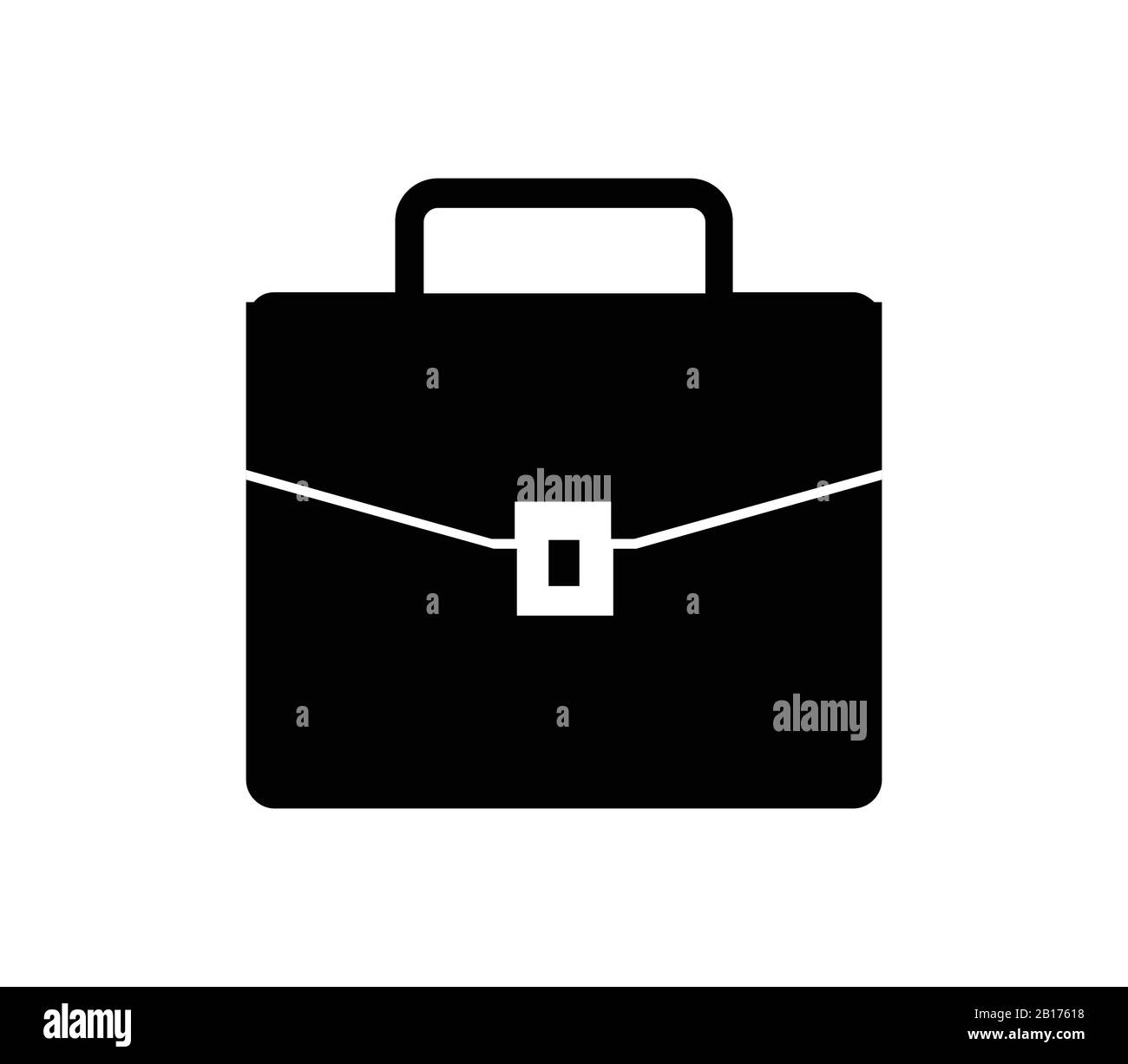 job bag icon illustrated in vector on white background Stock Vector ...