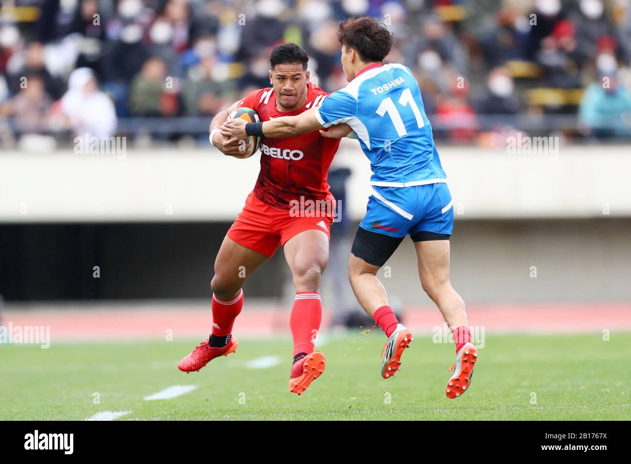 Kobe, Japan. 23rd Feb, 2020. Ataata Moeakiola Rugby : Japan Rugby Top ...