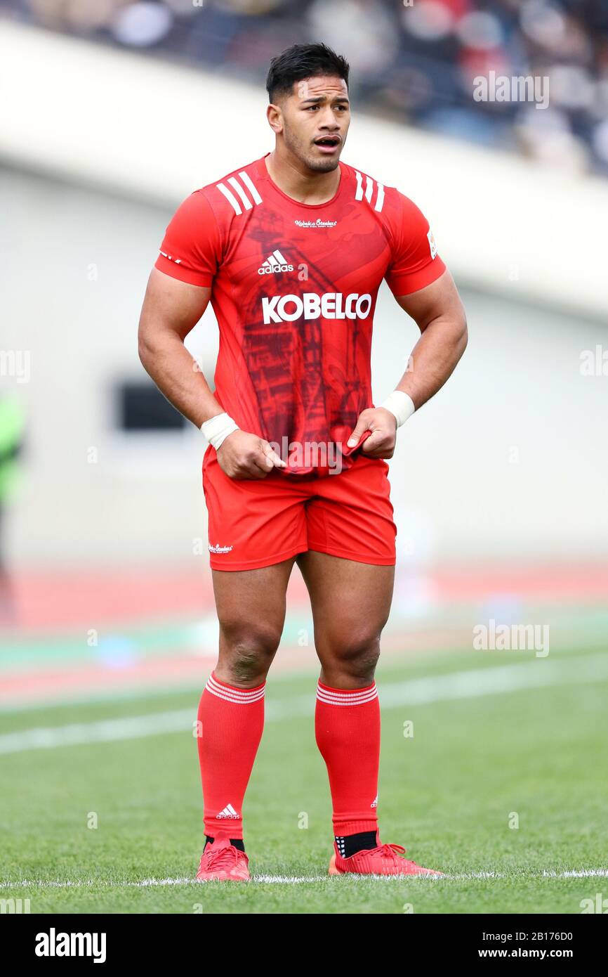 Kobe, Japan. 23rd Feb, 2020. Ataata Moeakiola Rugby : Japan Rugby Top ...