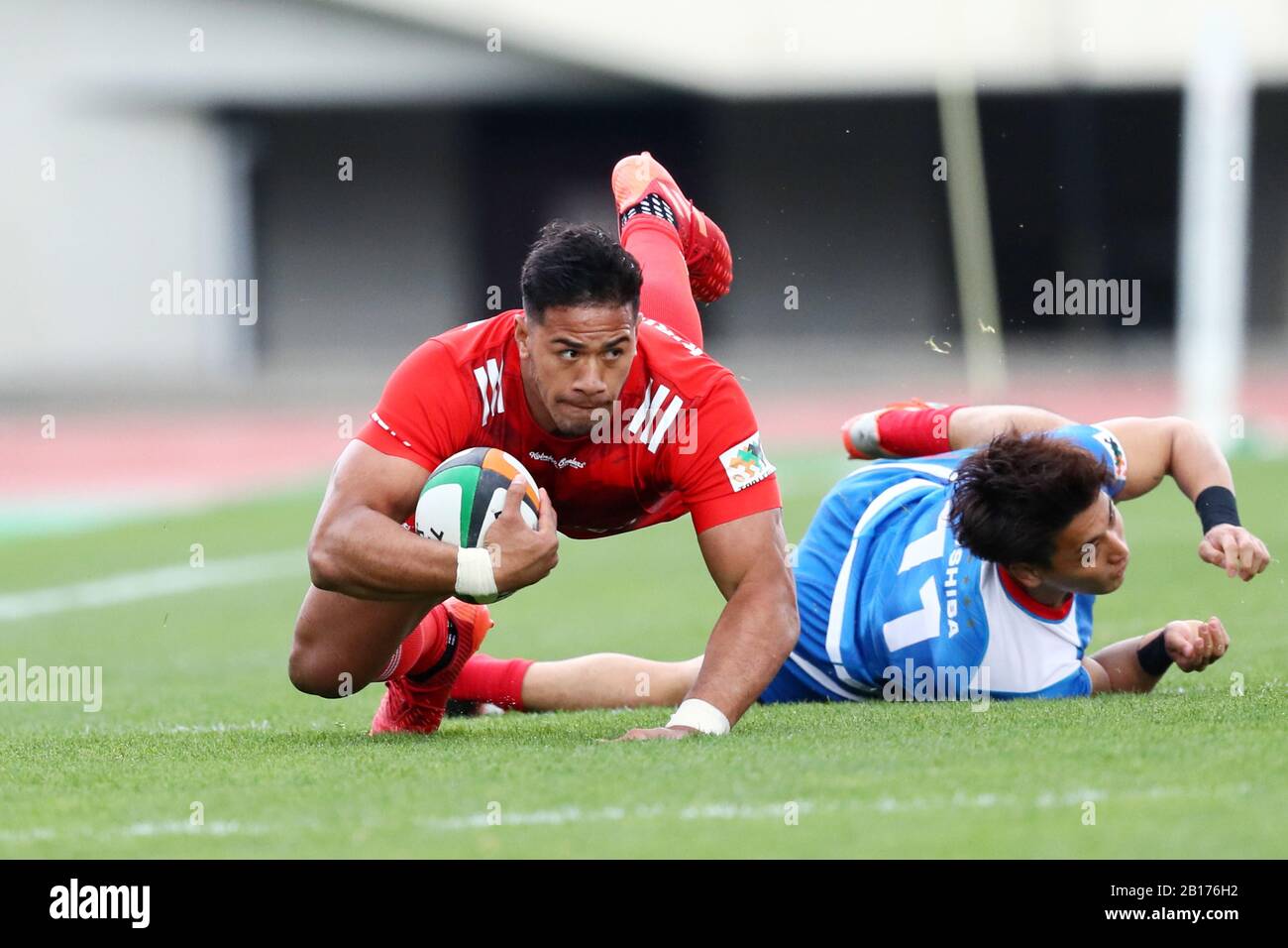 Kobe, Japan. 23rd Feb, 2020. Ataata Moeakiola Rugby : Japan Rugby Top ...