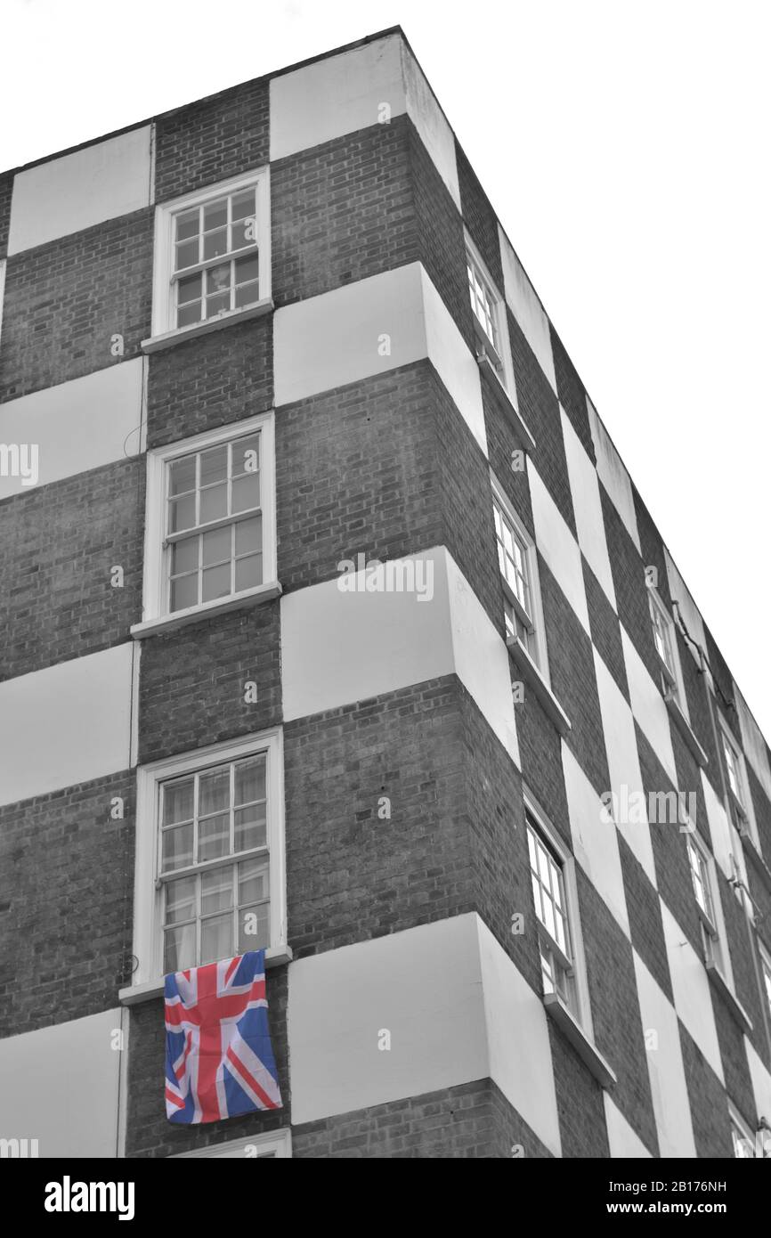 Black and white union flag hi-res stock photography and images - Alamy