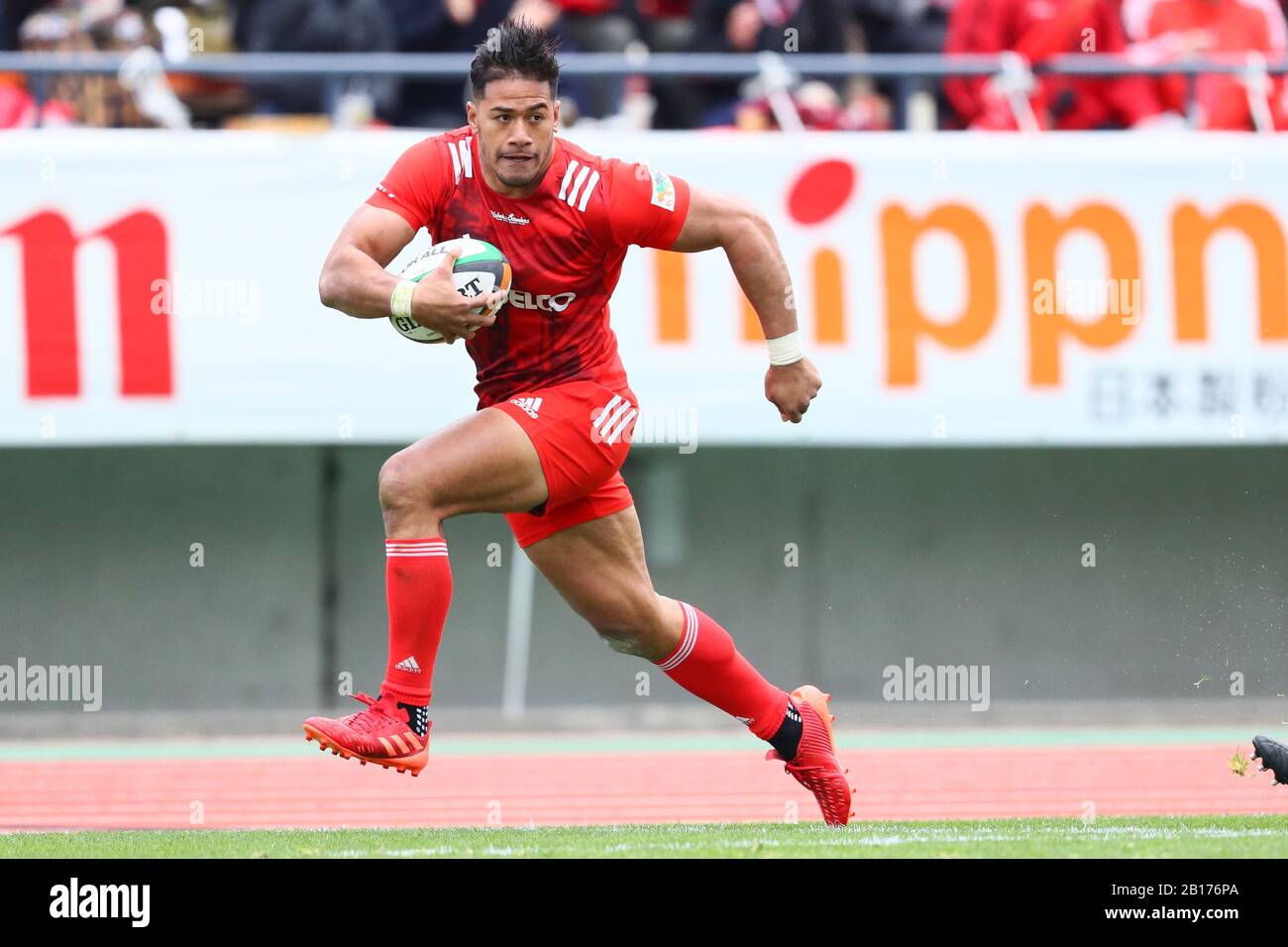 Kobe, Japan. 23rd Feb, 2020. Ataata Moeakiola Rugby : Japan Rugby Top ...