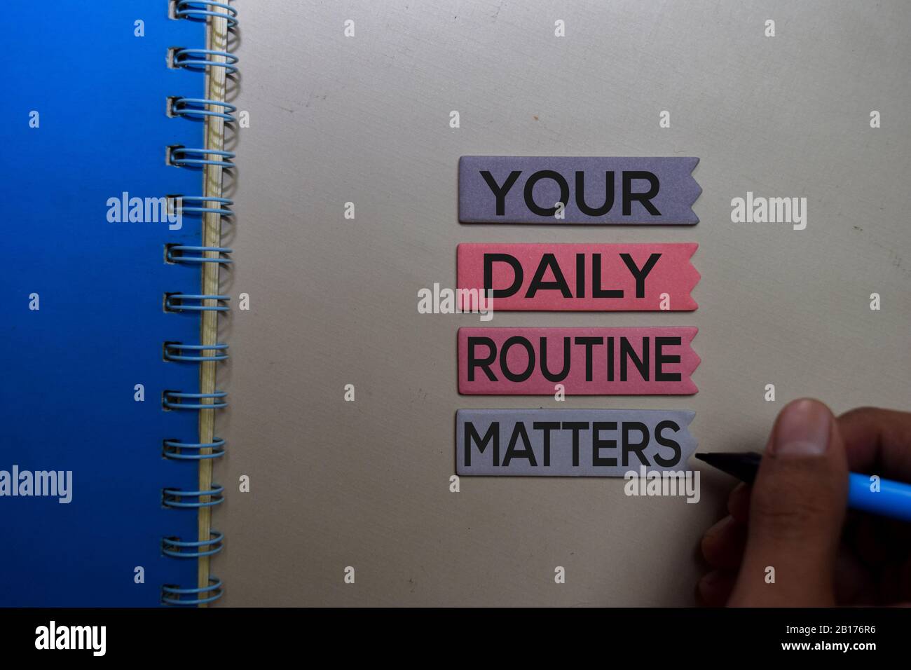 Your daily routine matters hi-res stock photography and images - Alamy