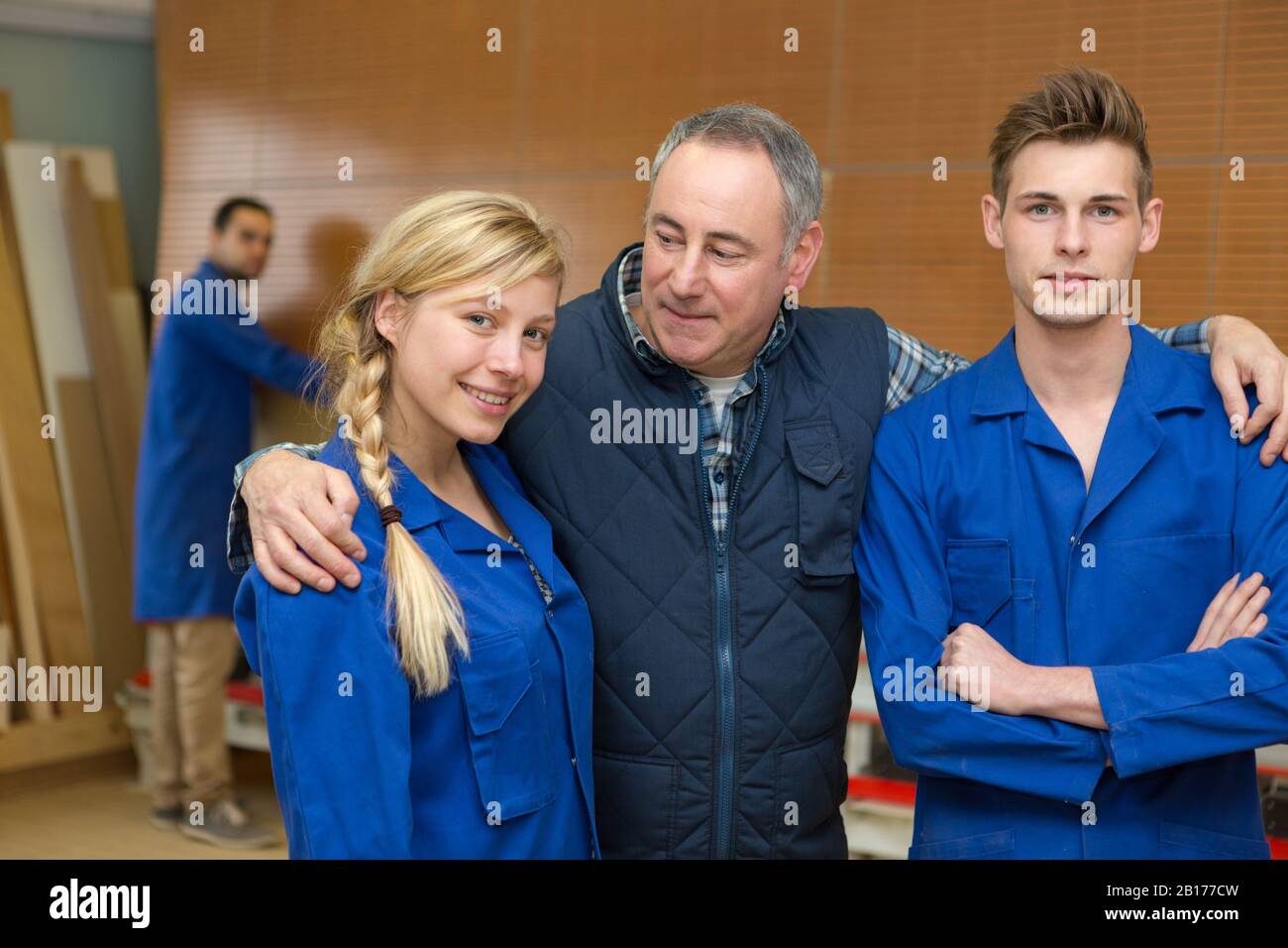 Male apprentice working carpenter in hi-res stock photography and ...