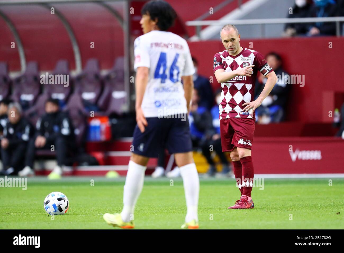 Hyogo, Japan. 23rd Feb, 2020. Andres Iniesta (Vissel) Football/Soccer ...