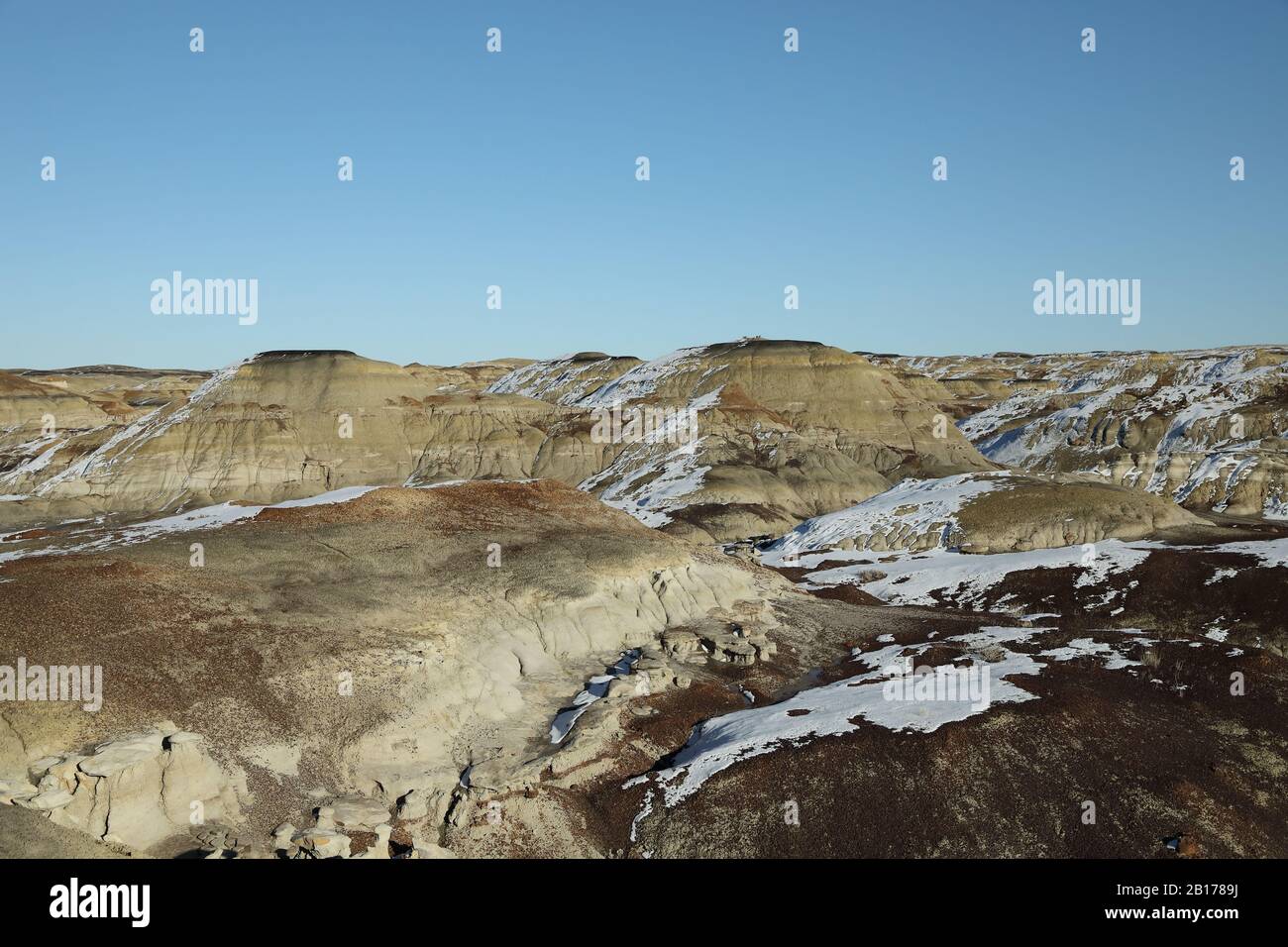 Bisti badlands, De-na-zin wilderness area, New Mexico Stock Photo - Alamy