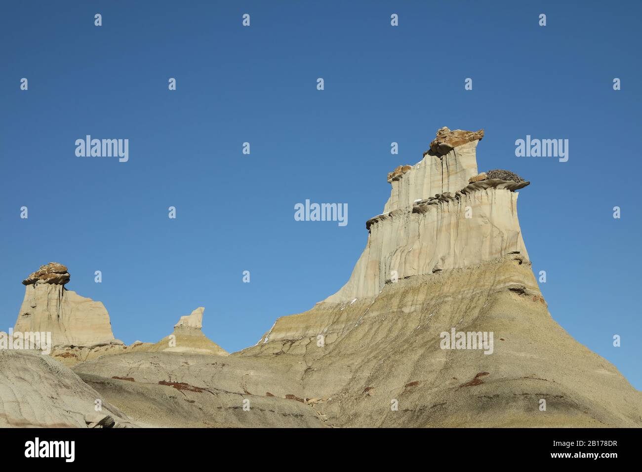 Bisti badlands, De-na-zin wilderness area, New Mexico Stock Photo - Alamy