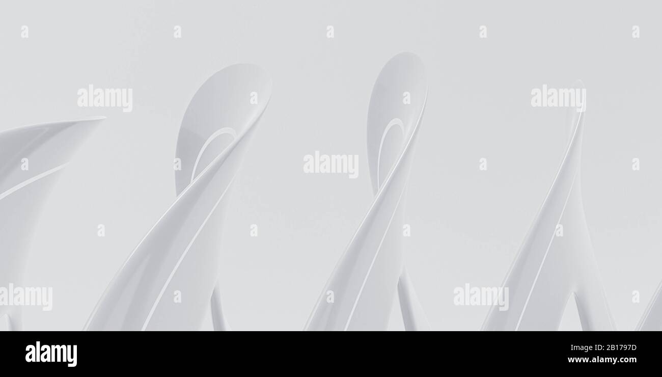 White round abstract shape digital background pattern 3d render ...