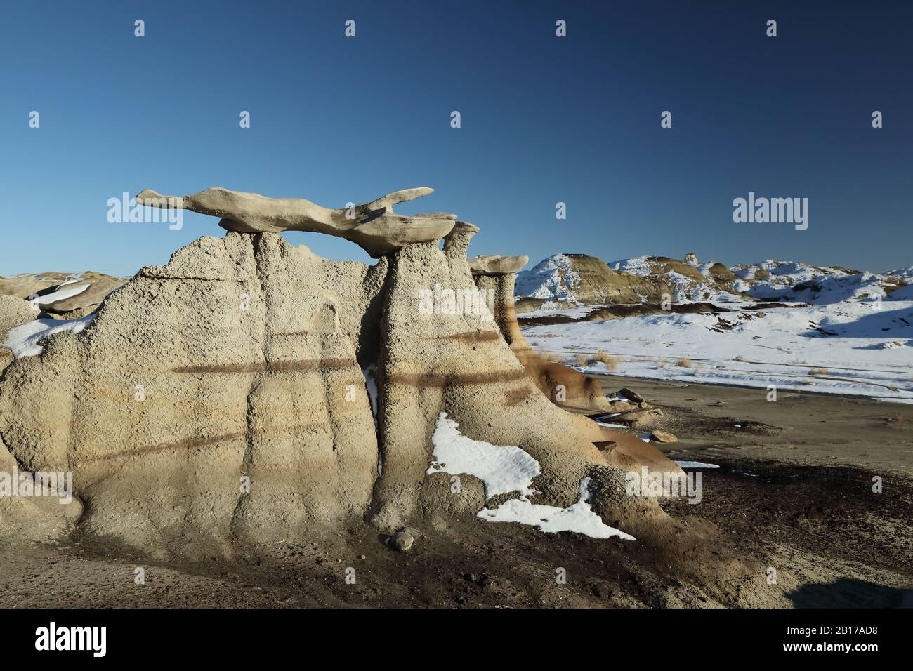 Bisti badlands, De-na-zin wilderness area, New Mexico Stock Photo - Alamy