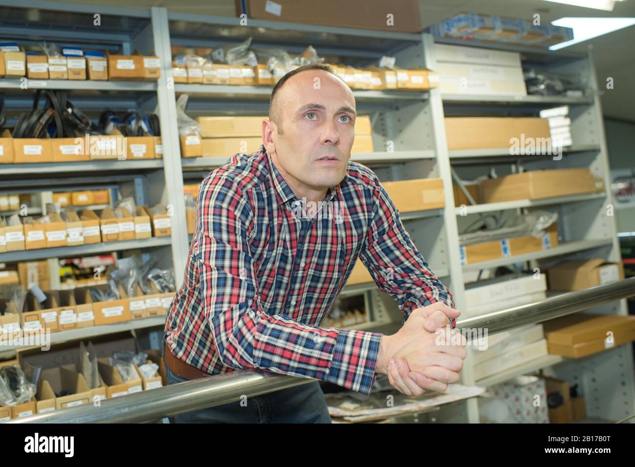 a manager is thinking deep Stock Photo - Alamy