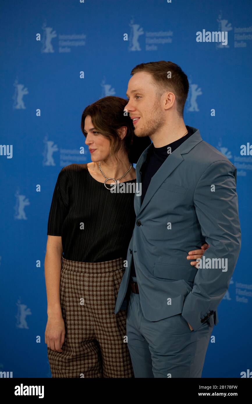 Actress Callie Hernandez And Actor Joe Cole At The Photocall For The