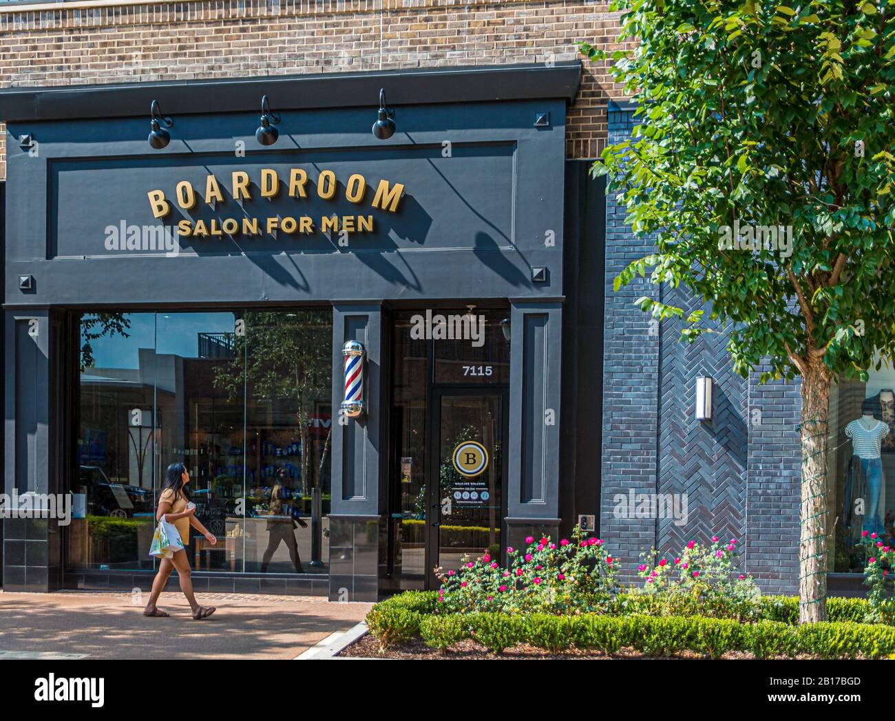 ALPHARETTA, GEORGIA - August 16, 2018: Avalon is a mixed-use ...