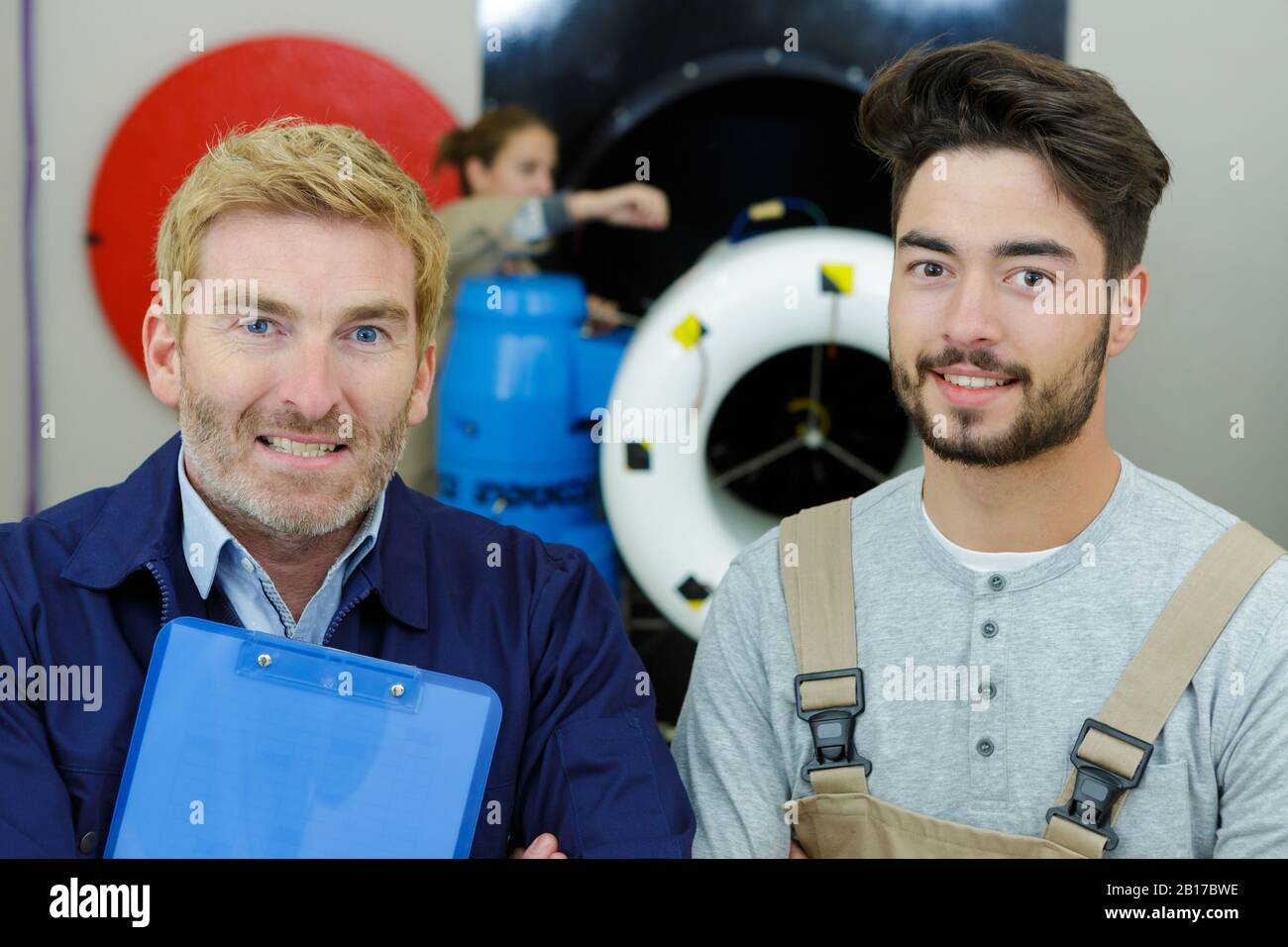 portrait of aircraft maintenance people Stock Photo - Alamy
