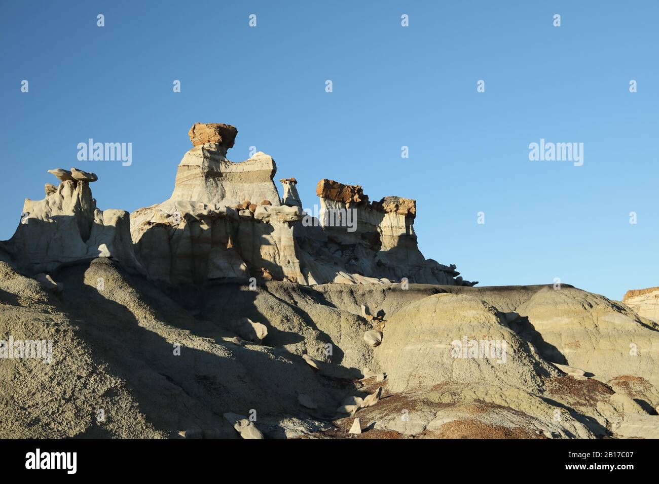 Bisti badlands, De-na-zin wilderness area, New Mexico Stock Photo - Alamy
