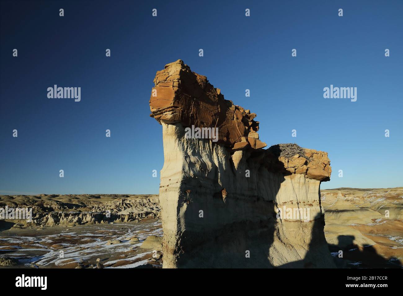 Bisti badlands, De-na-zin wilderness area, New Mexico Stock Photo - Alamy